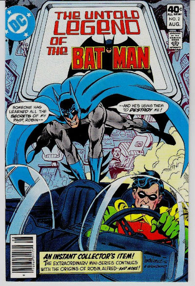 Untold Legend of the Batman (1980)#! thru #3 a 3 comic set!
