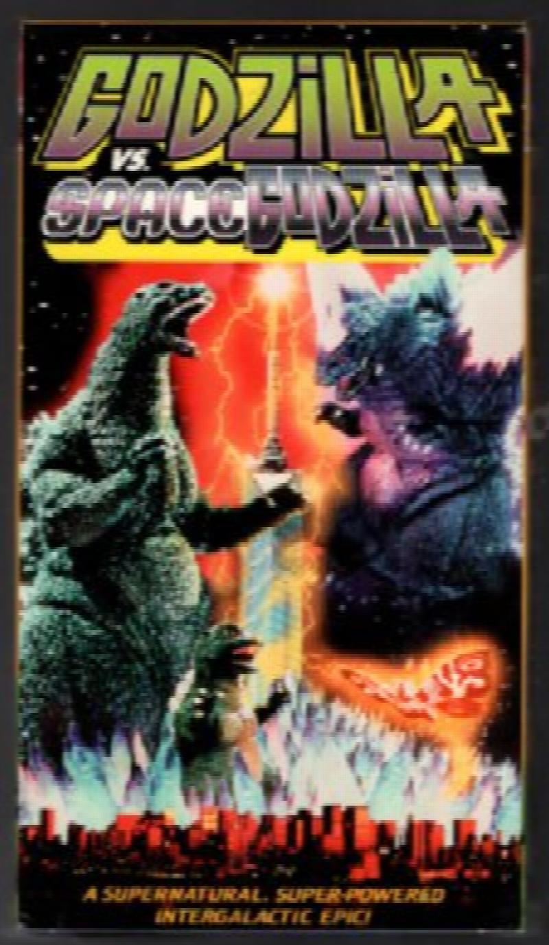 Godzilla Vs. Space Godzilla (VHS, 2000, Original Japanese Dubbed English)