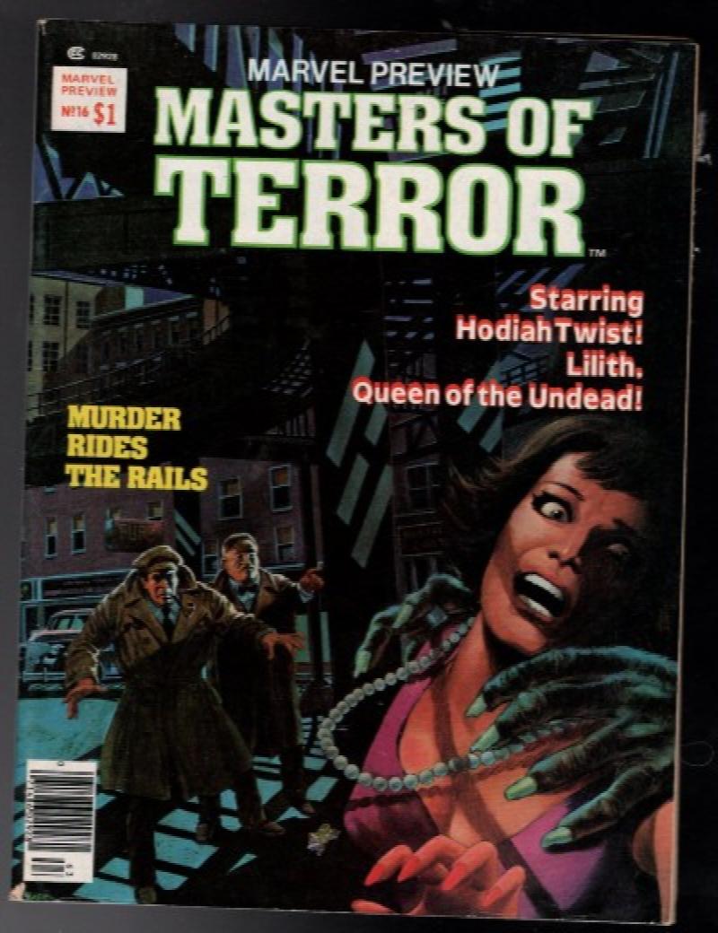 MARVEL PREVIEW # 16 MASTERS OF TERROR HORROR MAGAZINE LILITH QUEEN THE ...