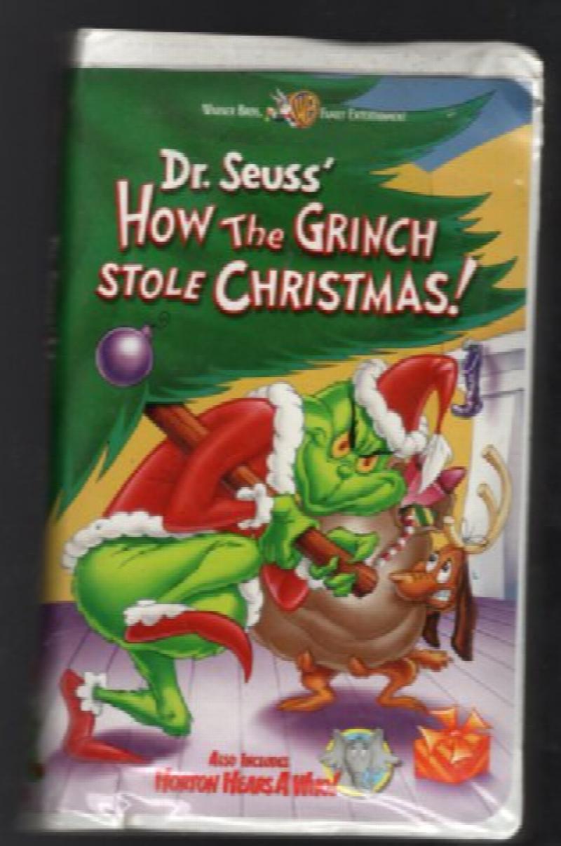 How The Grinch Stole Christmas Vhs 1999 Clam Shell Includes Horton
