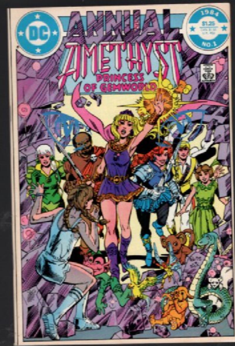 AMETHYST - PRINCESS OF GEMWORLD ANNUAL #1 DC FANTASY 1984