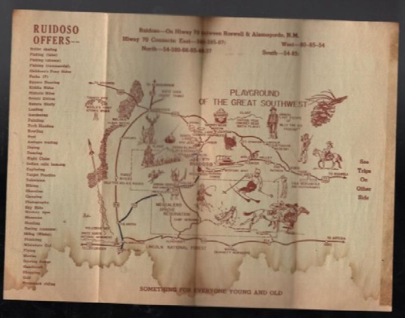 Ruidoso Treasure map