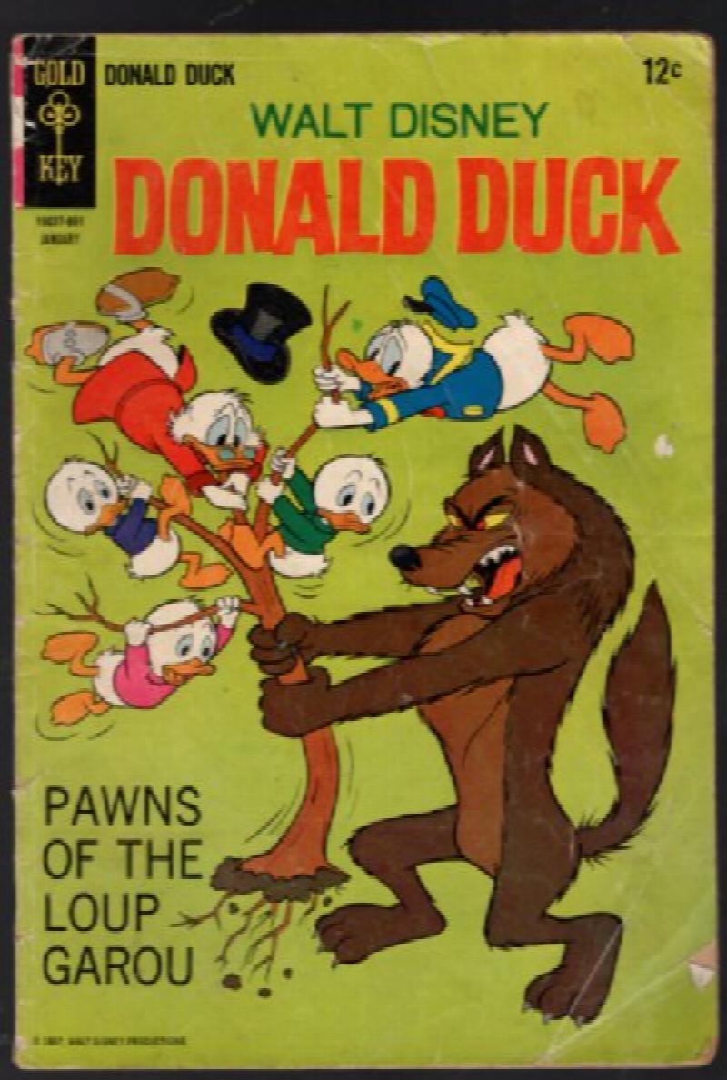 Gold Key Comics Donald Duck #117 Fine 1967