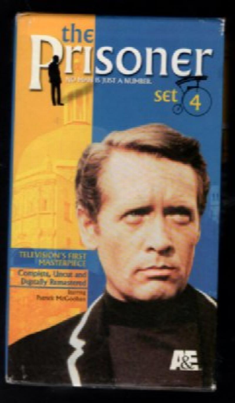 The Prisoner TV Series Patrick McGoohan VHS Set 4.