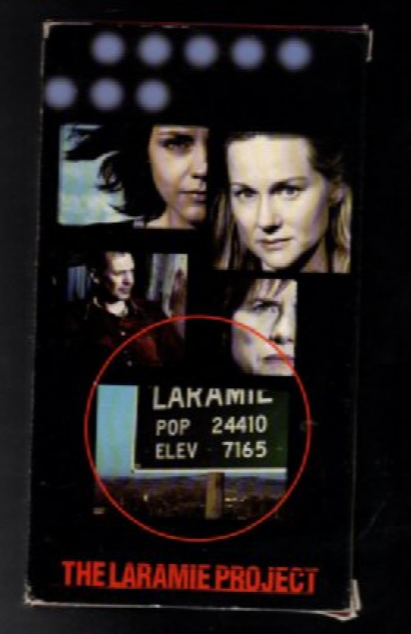 THE LARAMIE PROJECT rare 2002 Emmy FYC promo VHS tape HBO gay murder ...