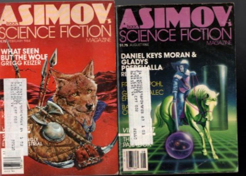 ISAAC ASIMOV SCIENCE FICTION MAGAZINE 1984 JOHN KESSEL + MICHAEL BISHOP ...