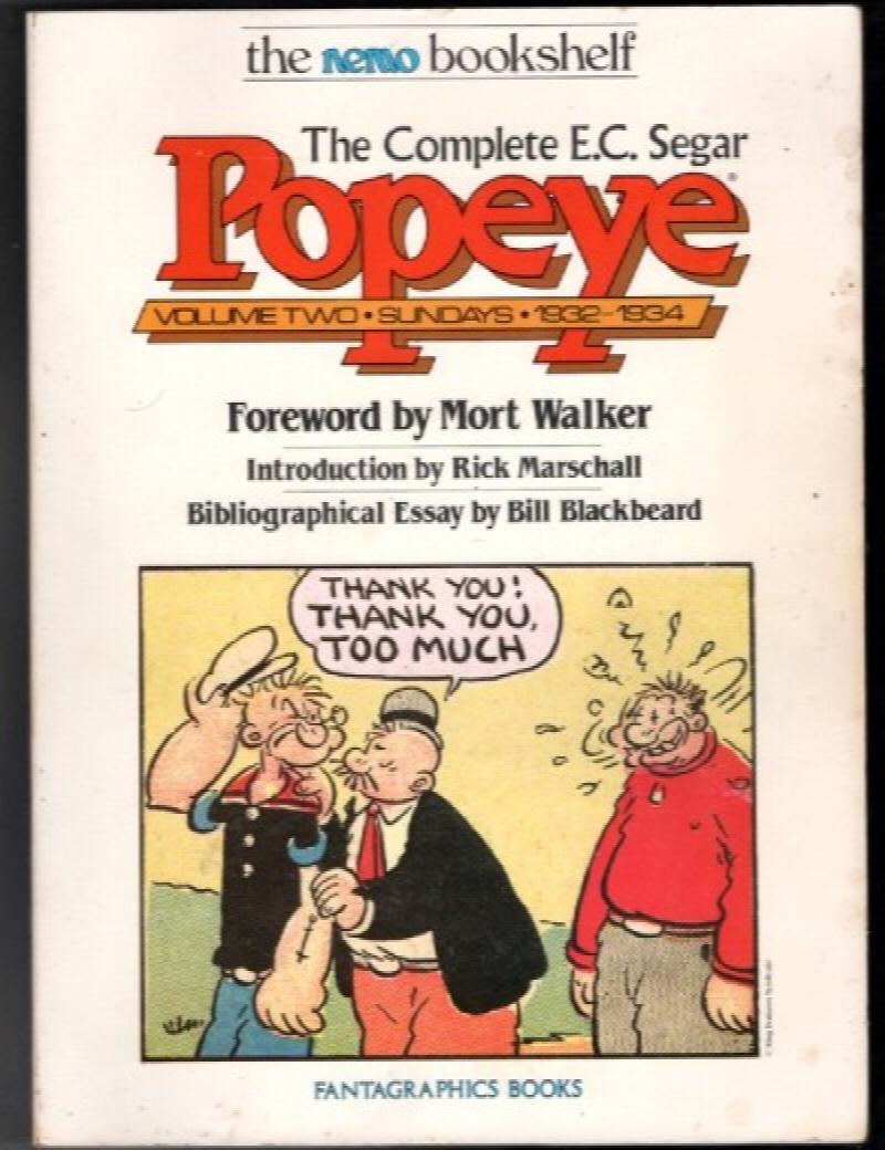 THE COMPLETE E.C. SEGAR POPEYE VOL 3 SUNDAYS 1934-1936 NEWSPAPER STRIPS ...