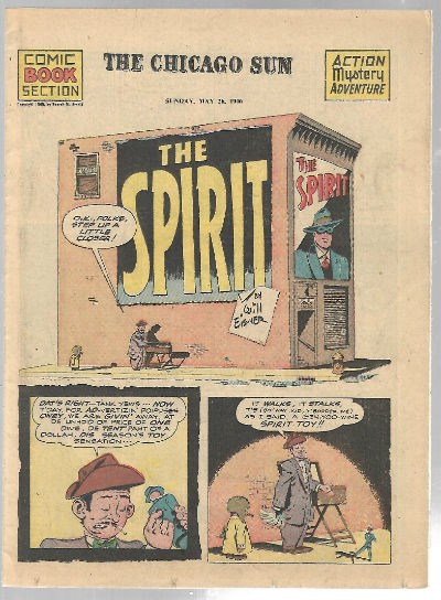 The Spirit: Comic book section the Chicago Sun Sunday,May 26,1946