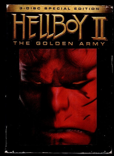 Hellboy II: The Golden Army (DVD, 2008, 3-Disc Set, Limited Edition...