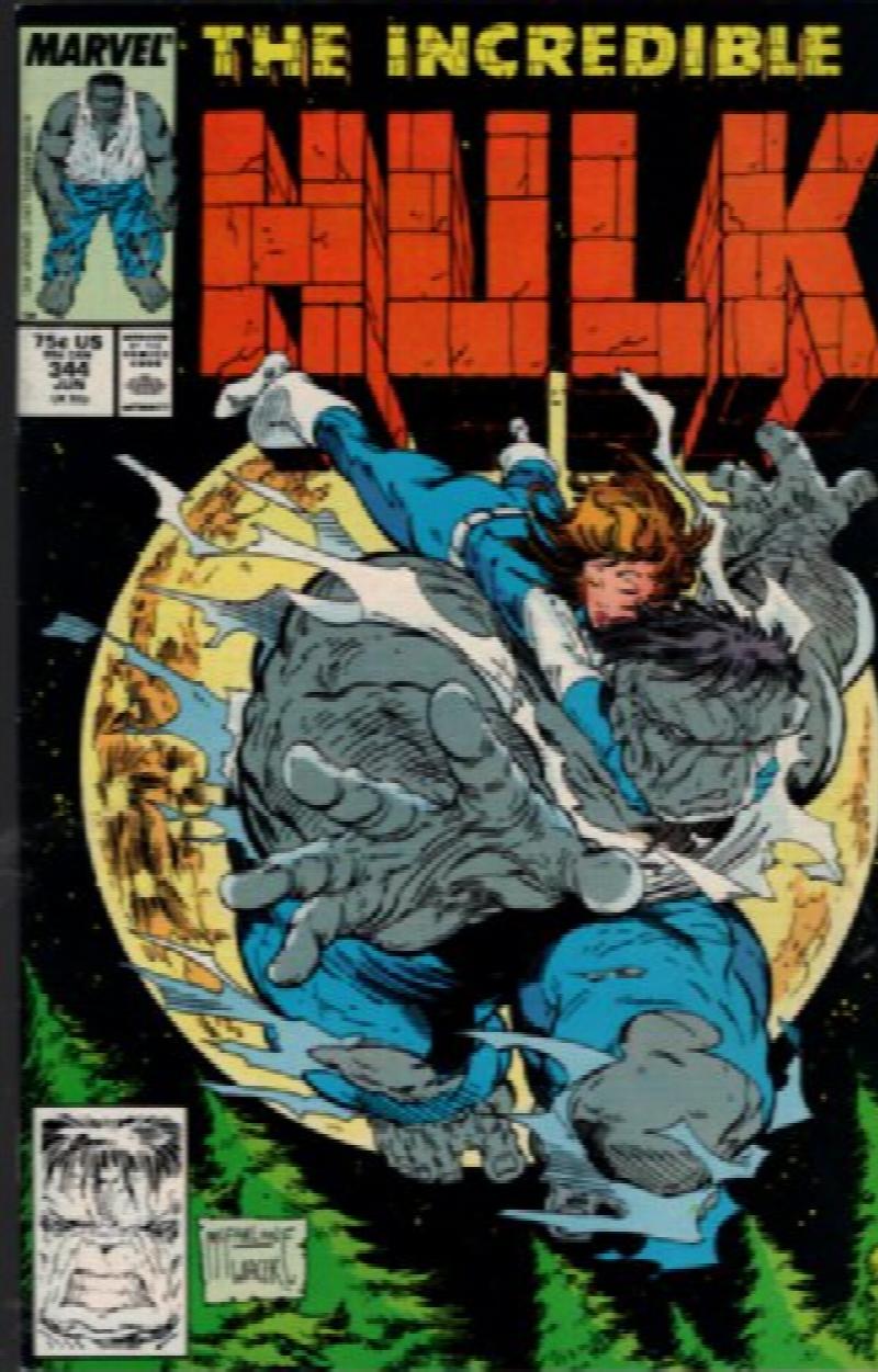 The Incredible Hulk #344 Marvel Comics 1988 Todd Mcfarlane Cover Art