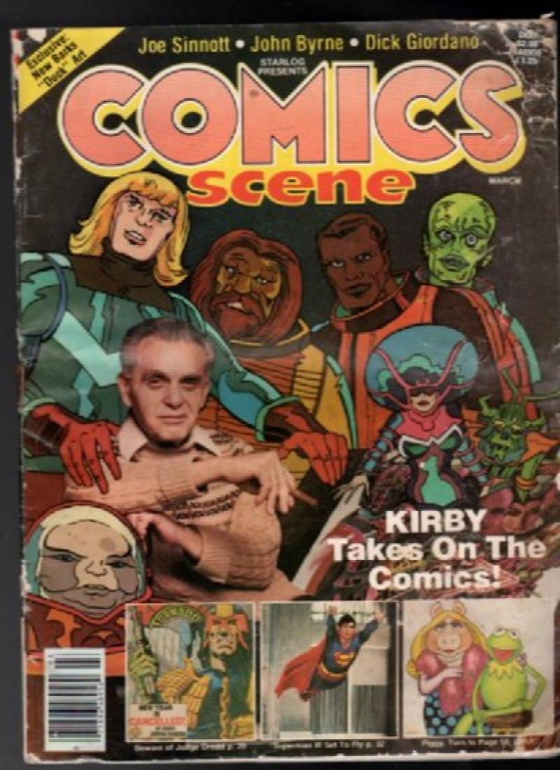 STARLOG PRESENTS COMICS SCENE 2, KIRBY TAKES ON COMICS, MARCH 1982, STARLOG PRESENTS COMICS SCENE 2, KIRBY TAKES ON COMICS, MARCH 1982,