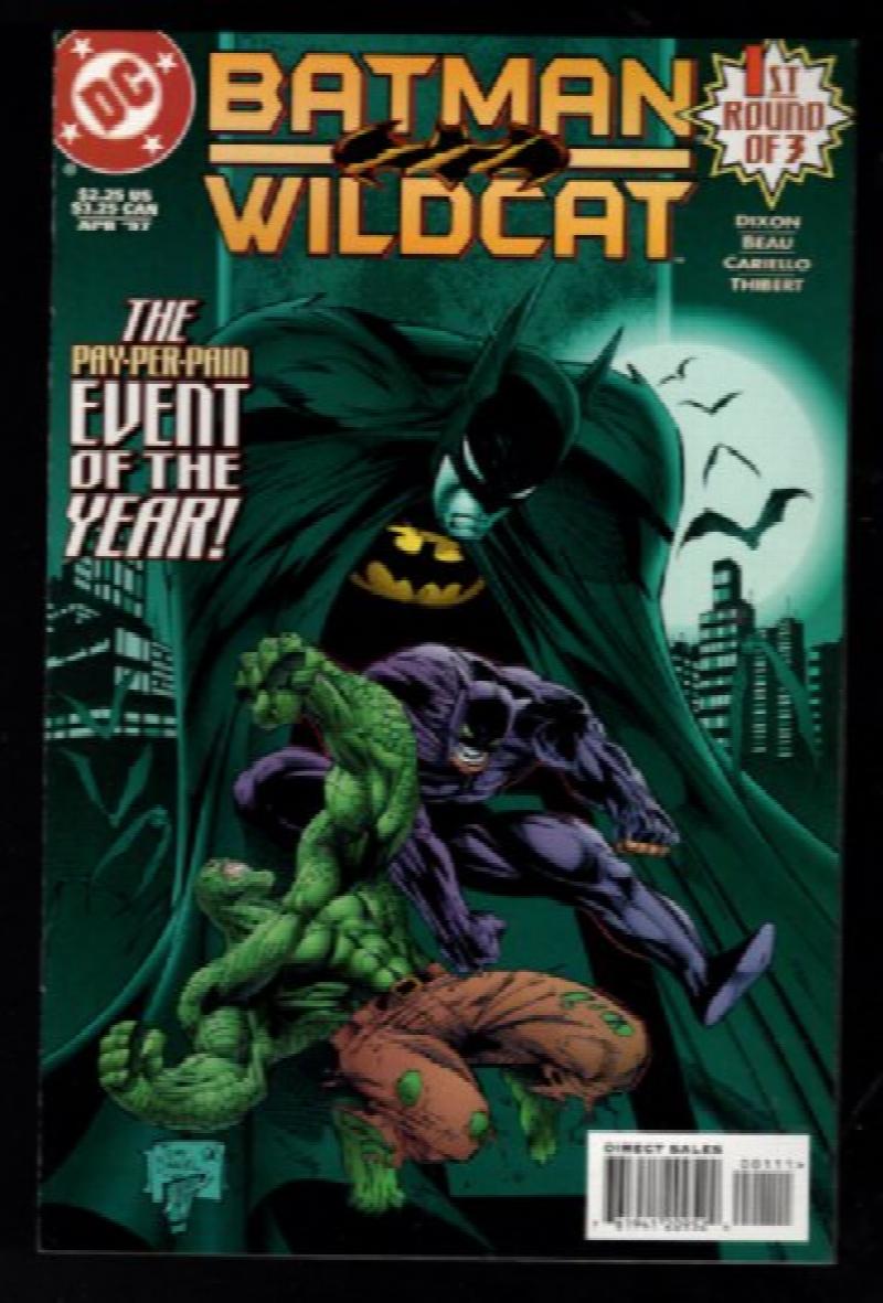 Batman Wildcat #1 and #2 of 3 Robin Penguin Killer Croc KGBeast (Mar ...