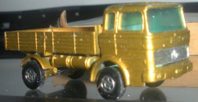 Vintage Matchbox Lesney Mercedes Truck No1 Gold, No Box
