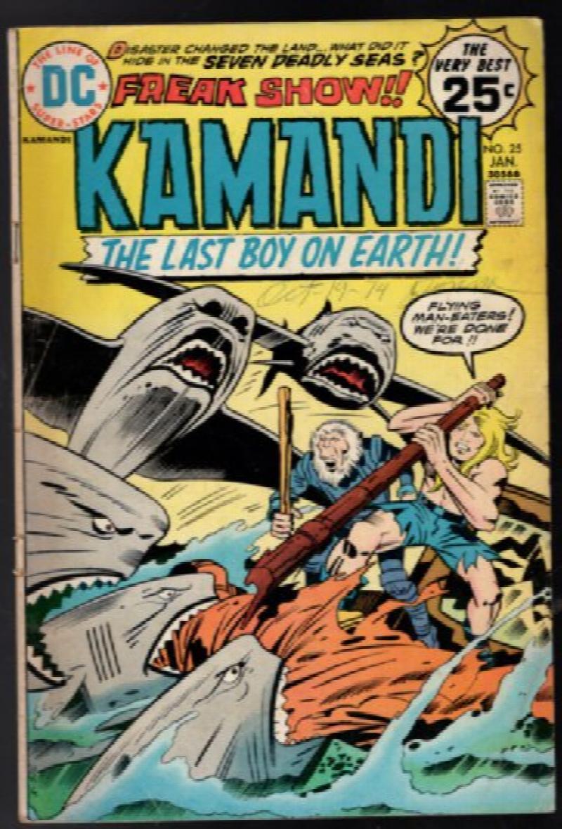 KAMANDI LAST BOY ON EARTH 25 JACK KIRBY ART CLASSIC SERIES DC COMICS ...