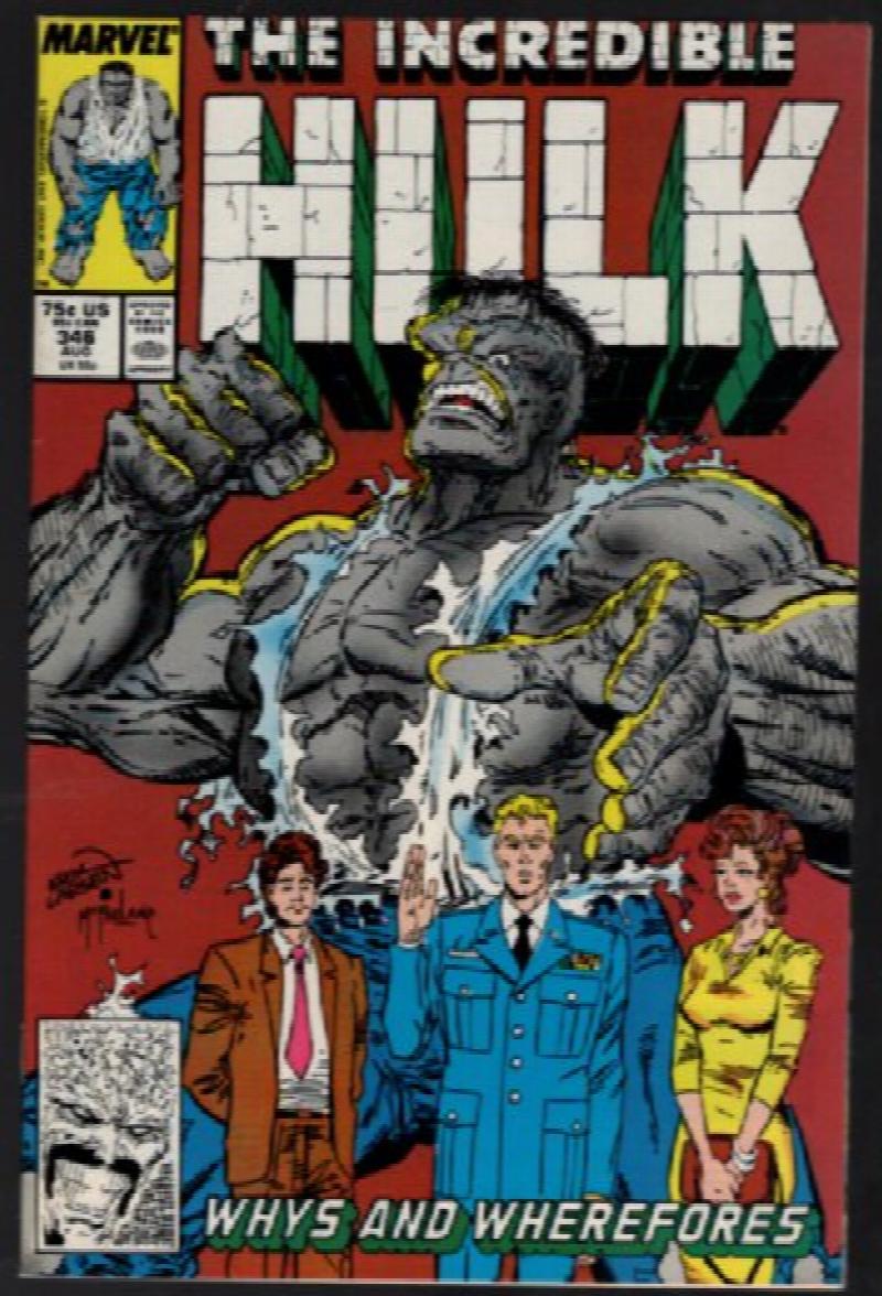 The Incredible Hulk #346 - Last Todd McFarlane Cover, Nick Fury, Peter ...