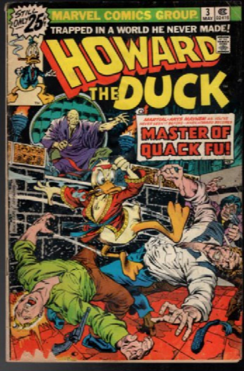 Howard The Duck # 3 Master Of Quack Fu Avengers Hulk (Marvel, 1976)