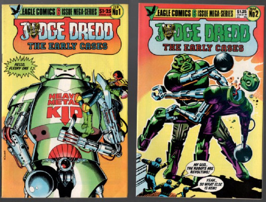 Judge Dredd: the Early cases #1 thru #6 (complete set)