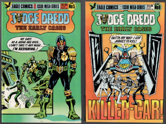 Judge Dredd: the Early cases #1 thru #6 (complete set)