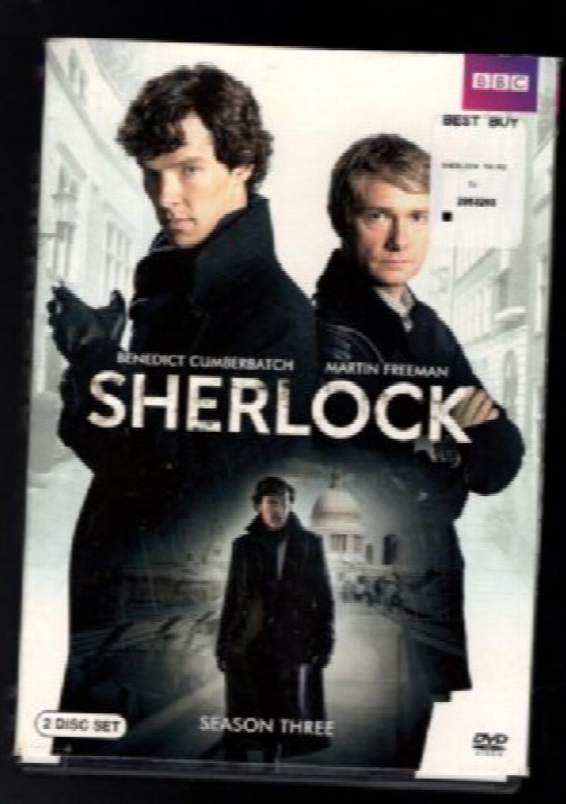 BBC Sherlock Season 3 (2 Disc DVD Set)