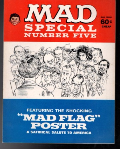 Vintage MAD Special # 5 1971 including "MAD FLAG" Poster COMPLETE Good ...