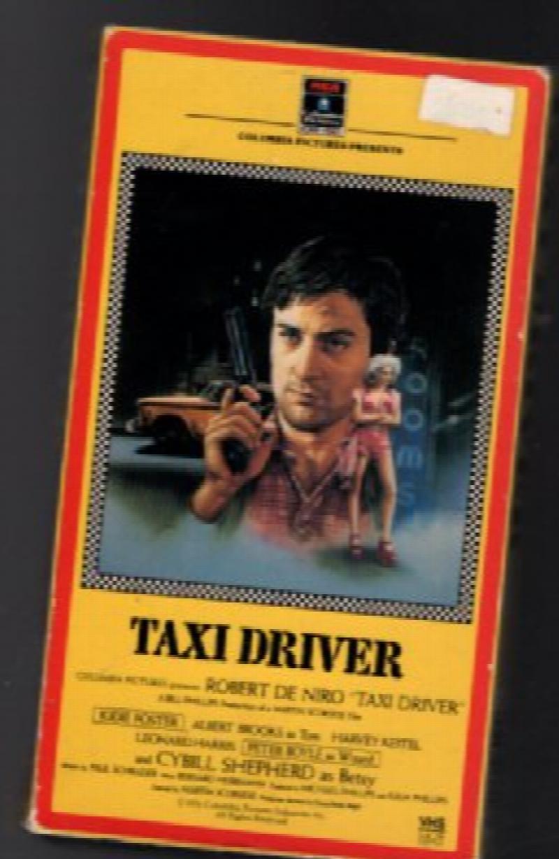 Taxi Driver VHS Thriller Robert De Niro Jodie Foster Martin Scorsese