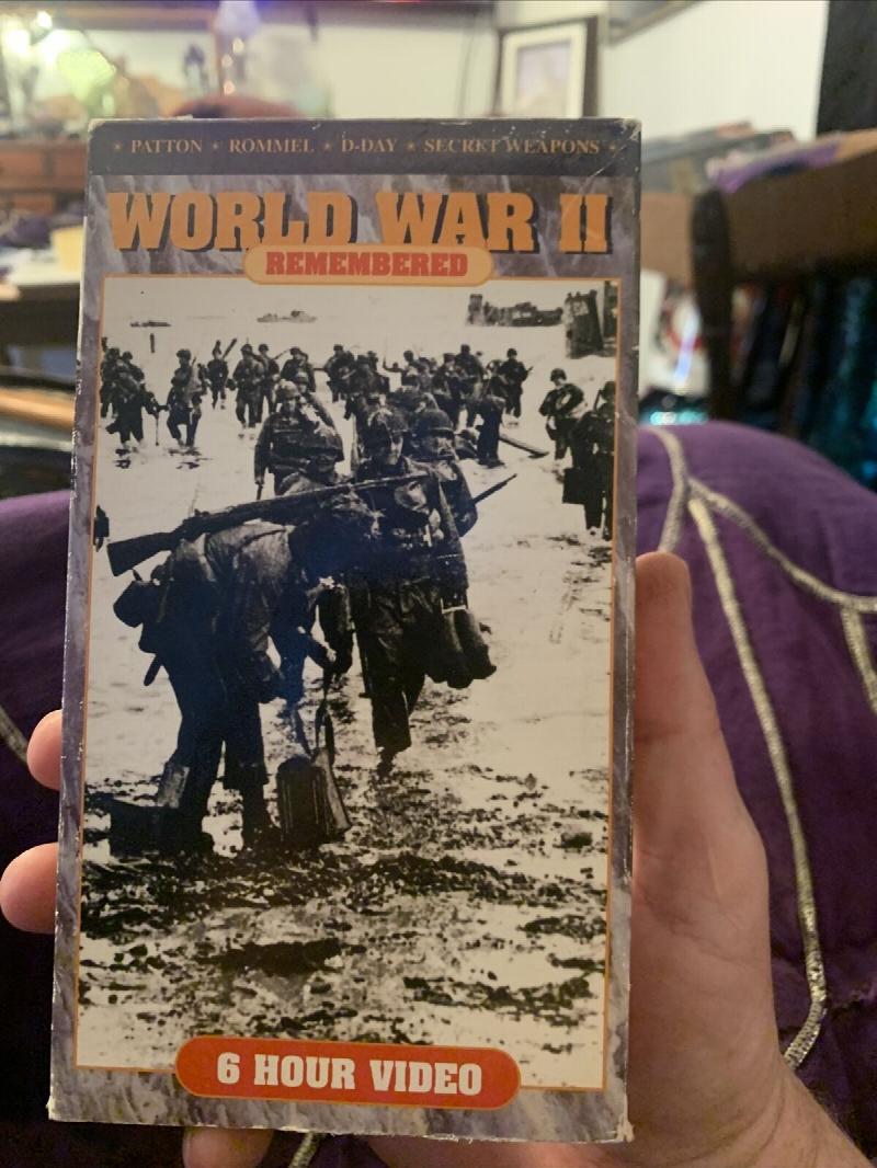 World War 2 WWII Remembered VHS 6 Hours 1995