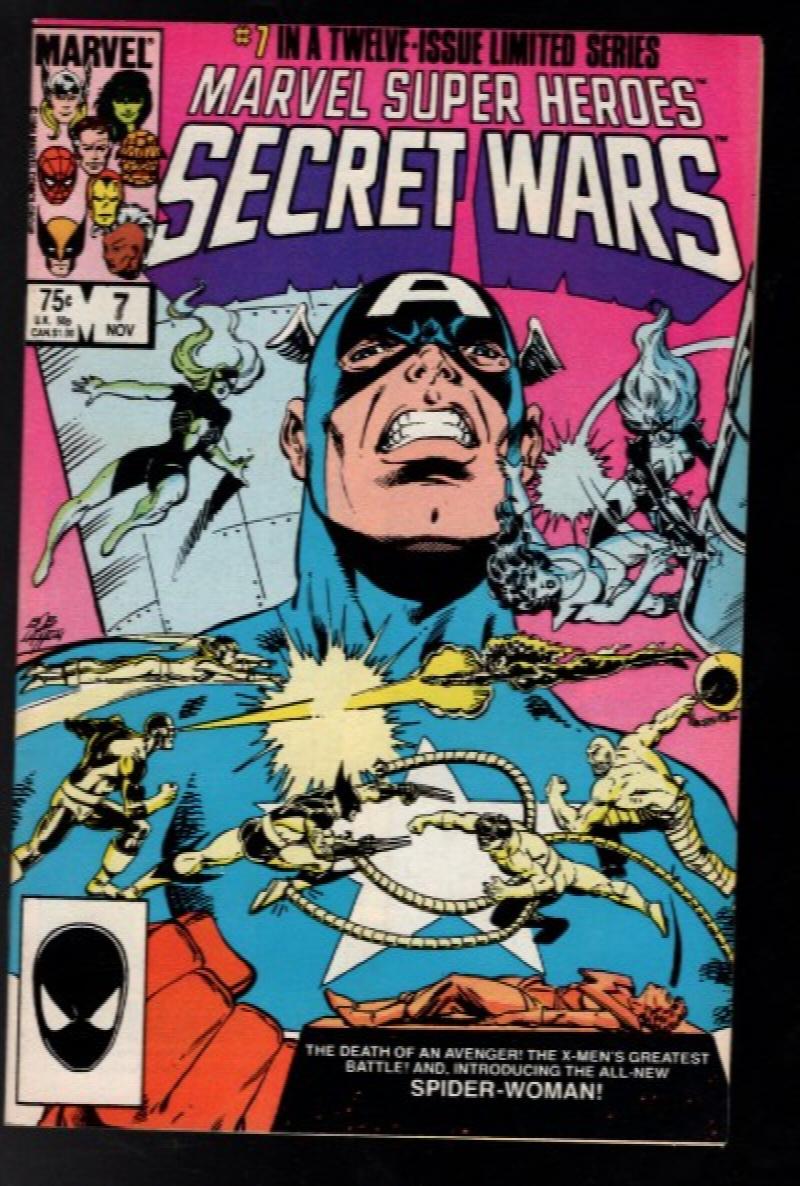 Marvel Super Heroes Secret Wars #7 VF! First Appearance All New Spider ...