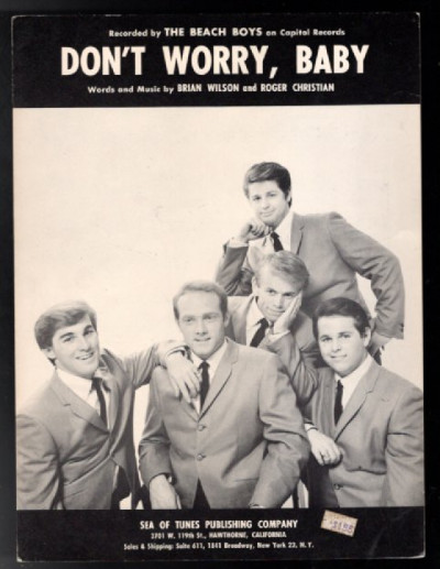 Beach Boys: Don't worry,baby;vintage Sheet Music