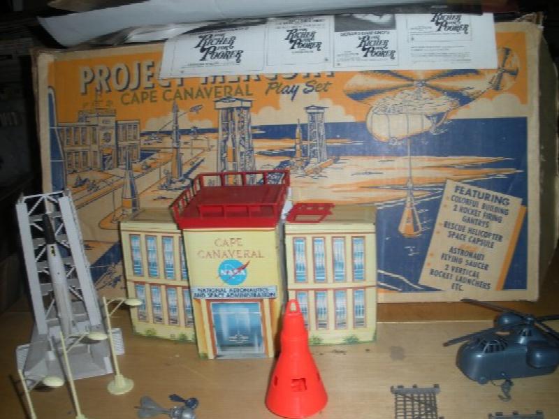 1960's Marx Cape Canaveral Play Set, Original Box, NASA, Missile Base ...