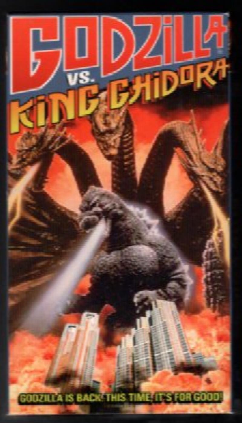 Godzilla Vs. King Ghidora | 1991 TOHO (1998 Tristar) | VHS *Rare*