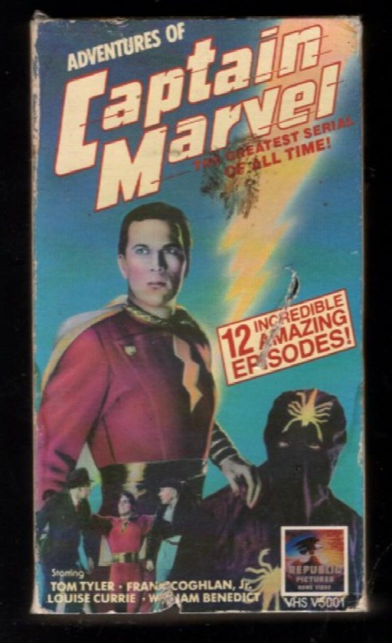 Vintage 1985 Adventures of Captain Marvel Set 2 VHS Tapes- Reproduced ...
